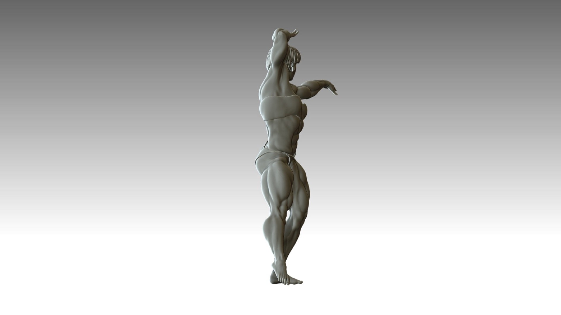 3D Woman Body Builder Model - TurboSquid 2096012