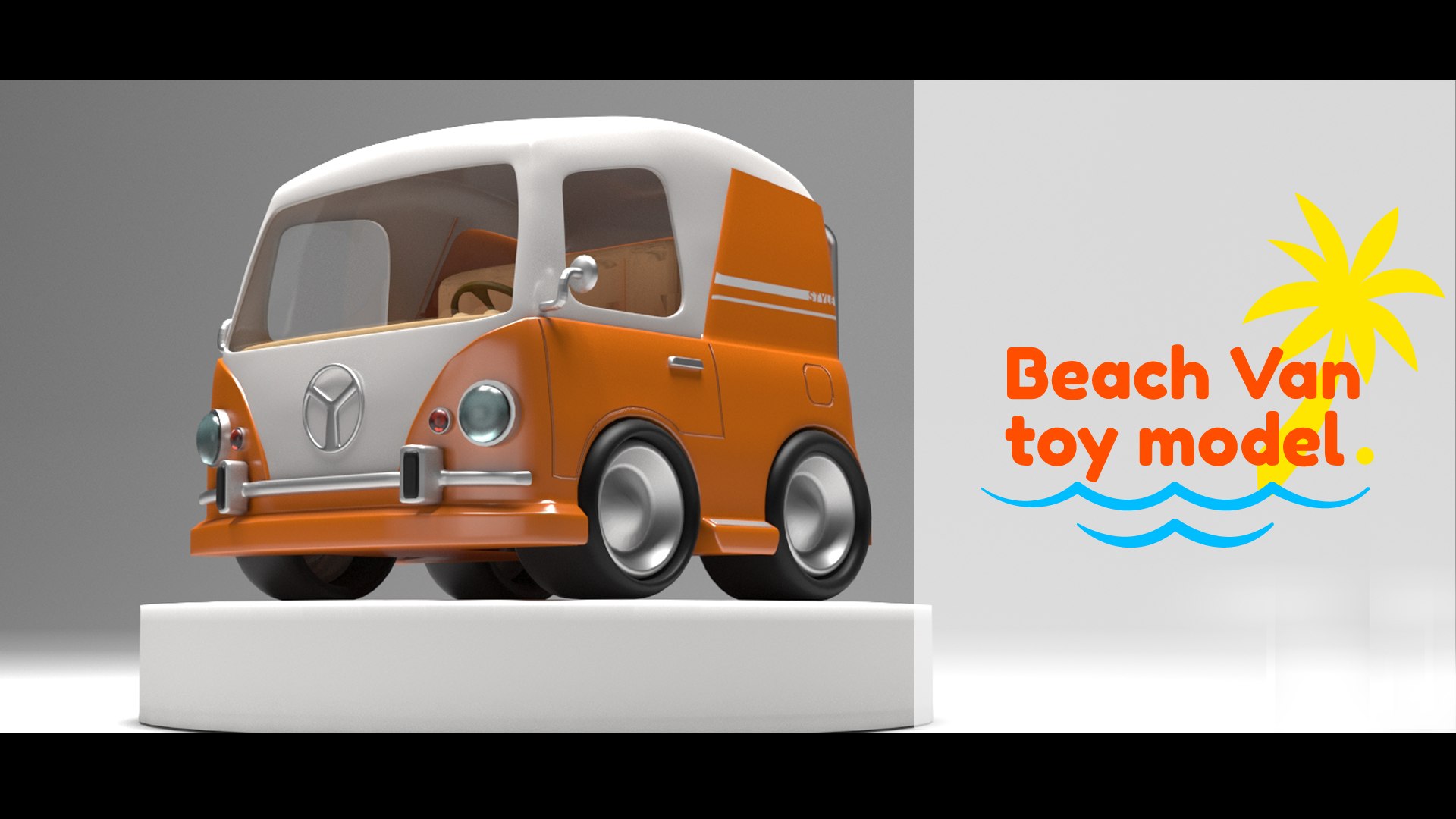 3D BEACH VAN TOY MODEL Model - TurboSquid 1978148