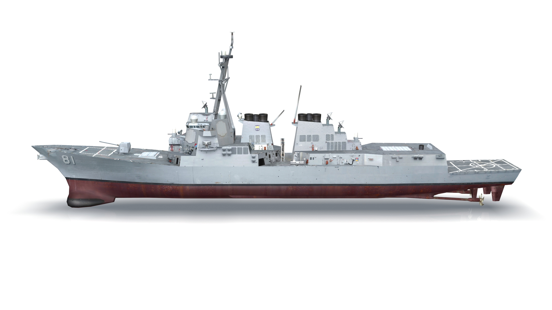 Flight Iia Arleigh Burke 3d Model