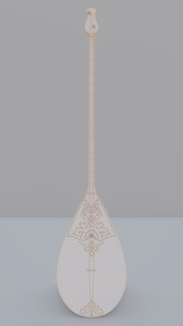 3D Dombra High Poly - TurboSquid 1852612