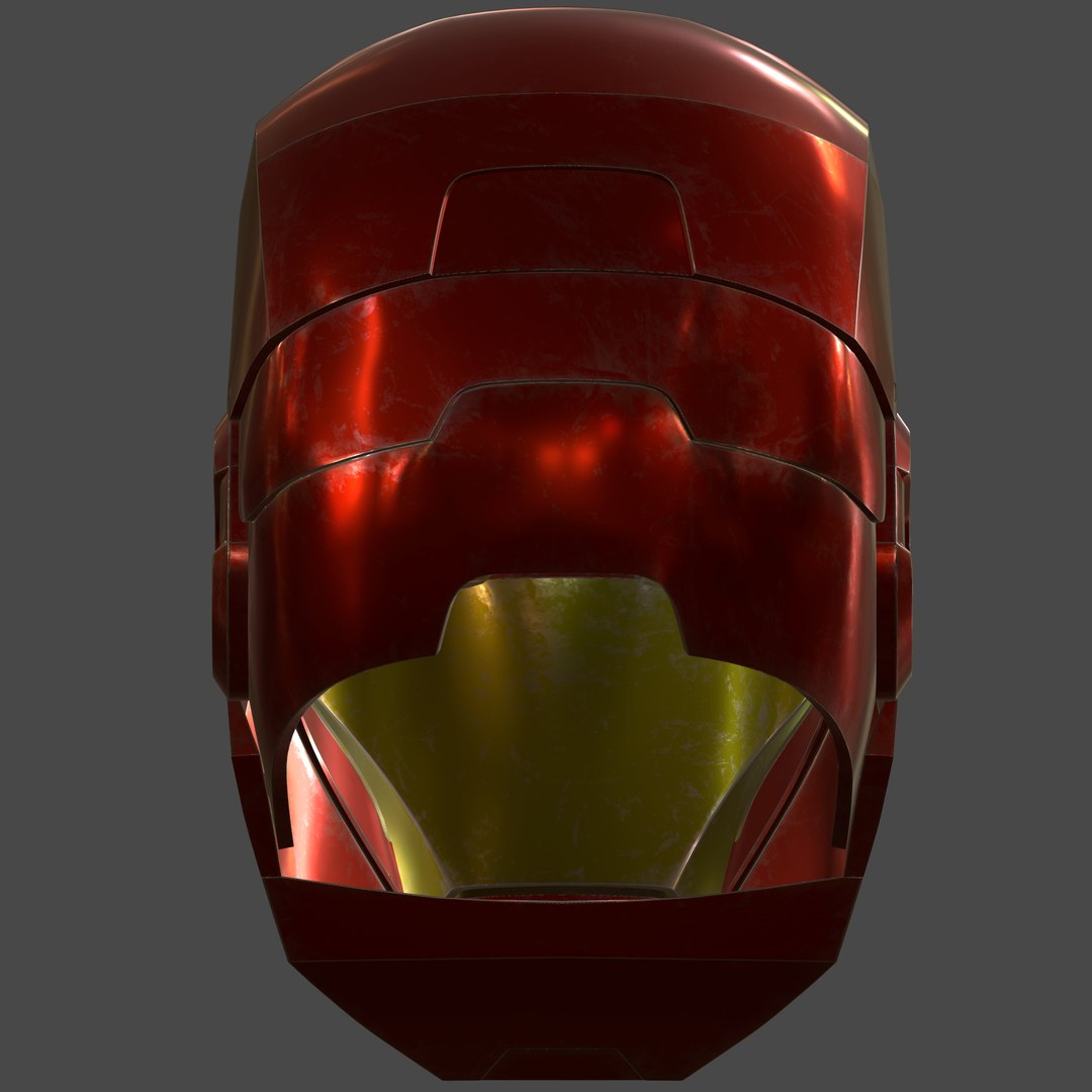 Iron Man Helmet 3D Model - TurboSquid 1225524
