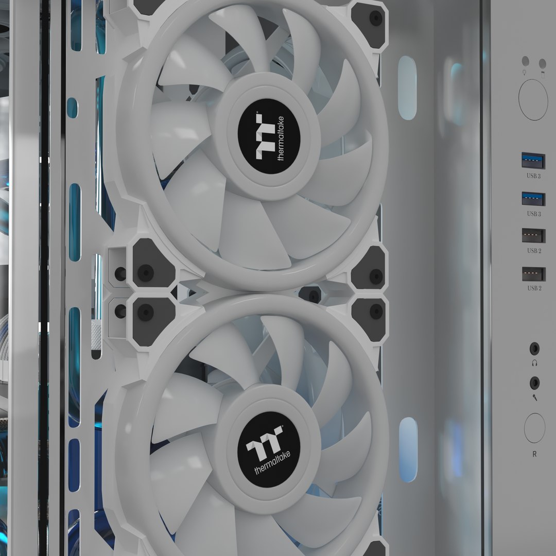 Thermaltake Core P6 Tempered model - TurboSquid 2017009