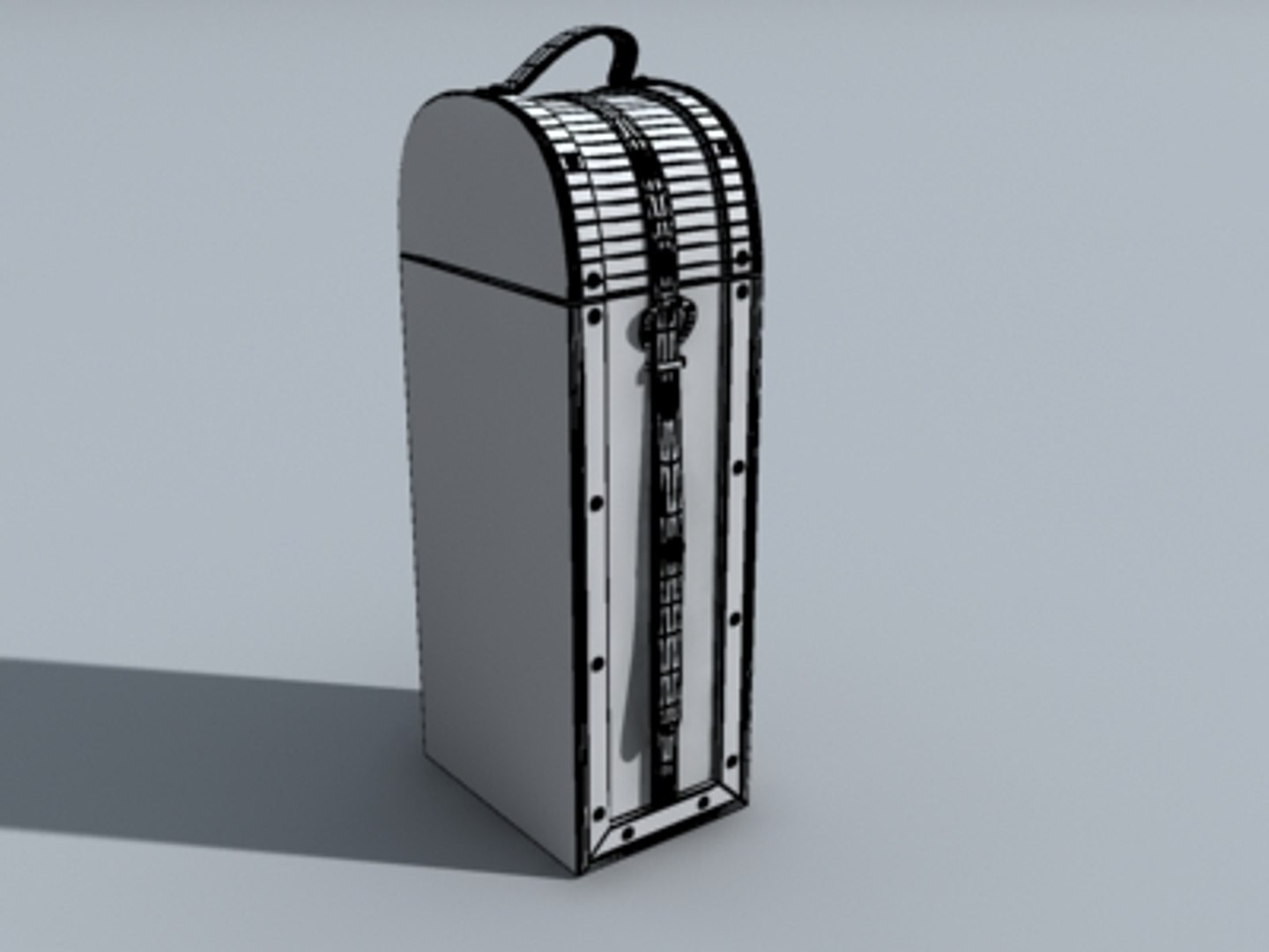 3d decorative box straps model