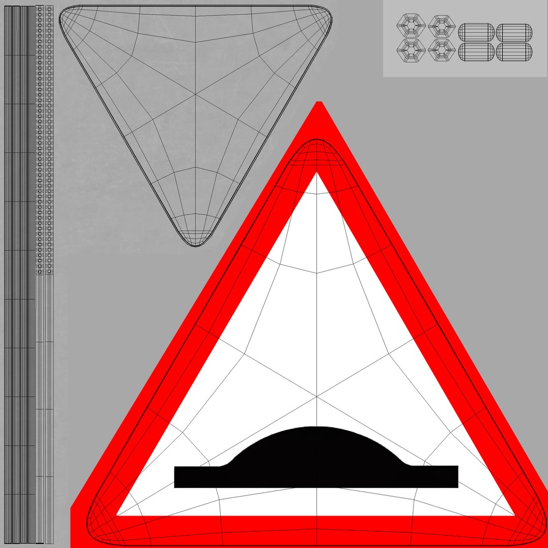 Street Crossing Elements Collection 3D model - TurboSquid 2078997