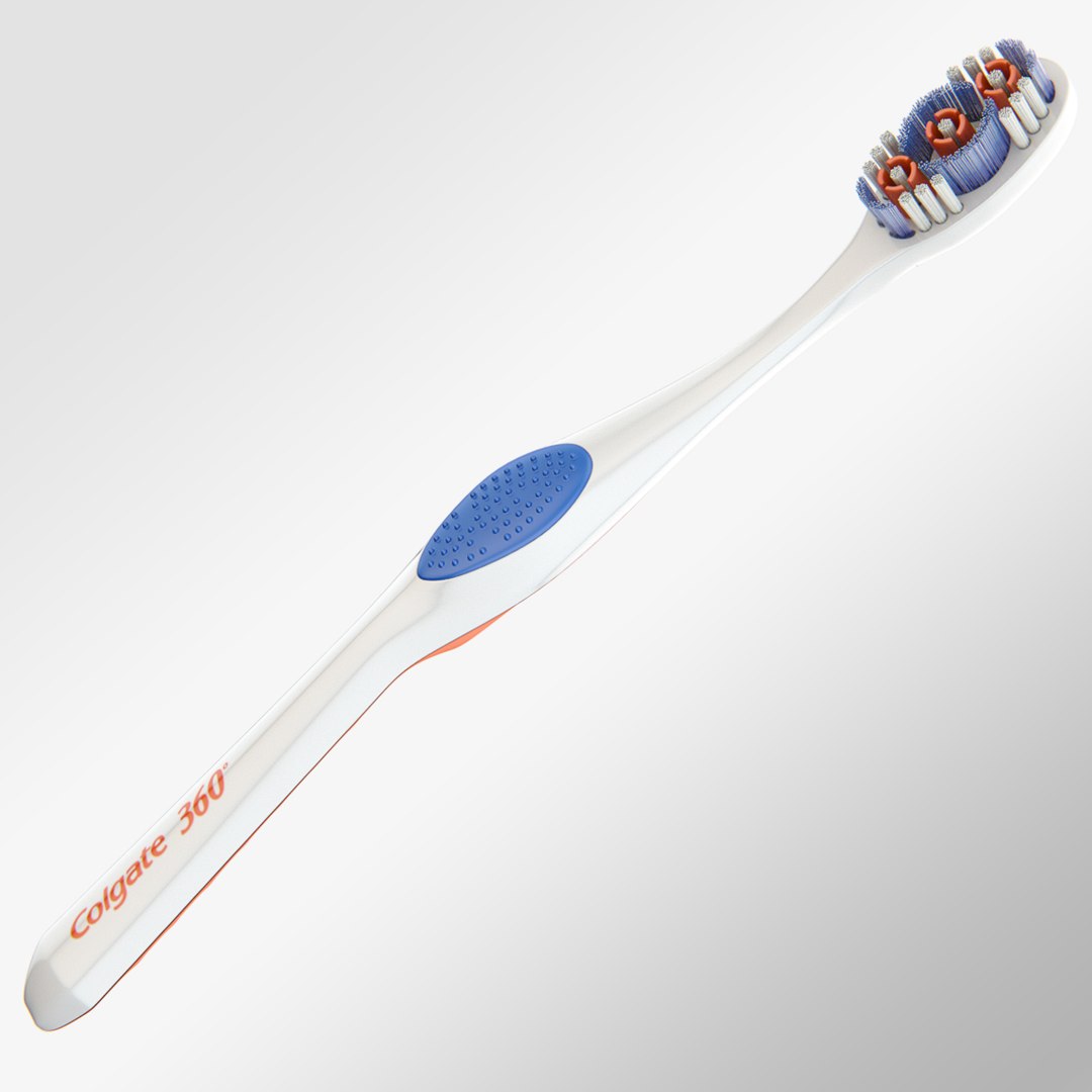 colgate toothbrush 3d model