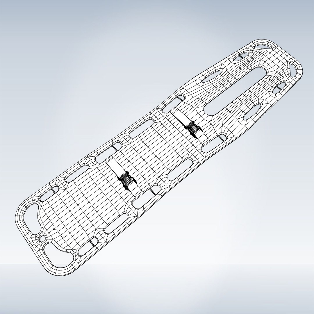 3D Spinal Board - TurboSquid 1296825