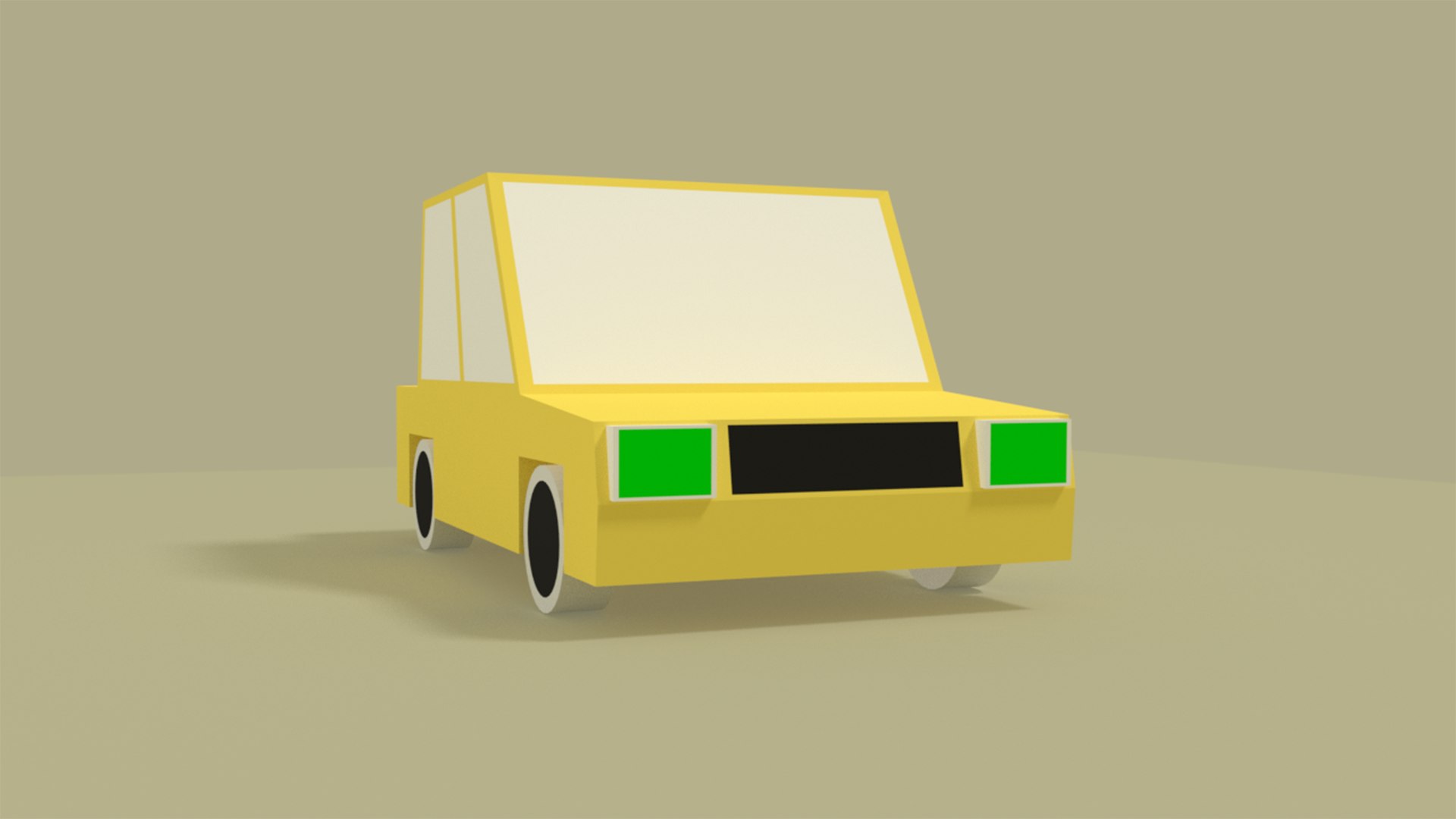 Car simple 3D model - TurboSquid 1709338