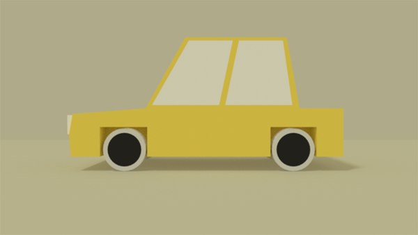 Car simple 3D model - TurboSquid 1709338