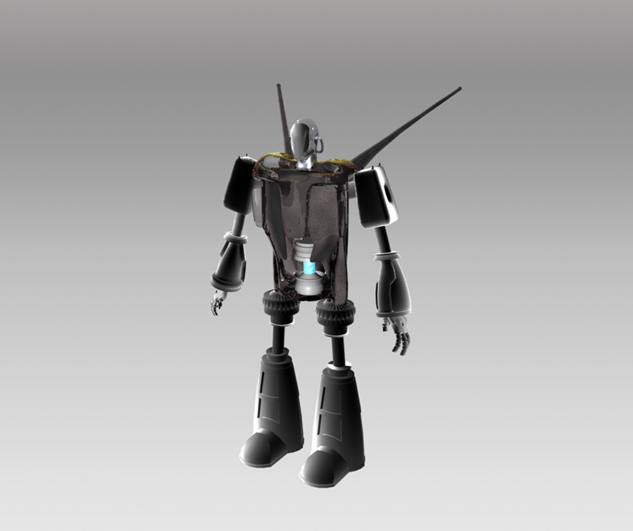 3d robot robo model