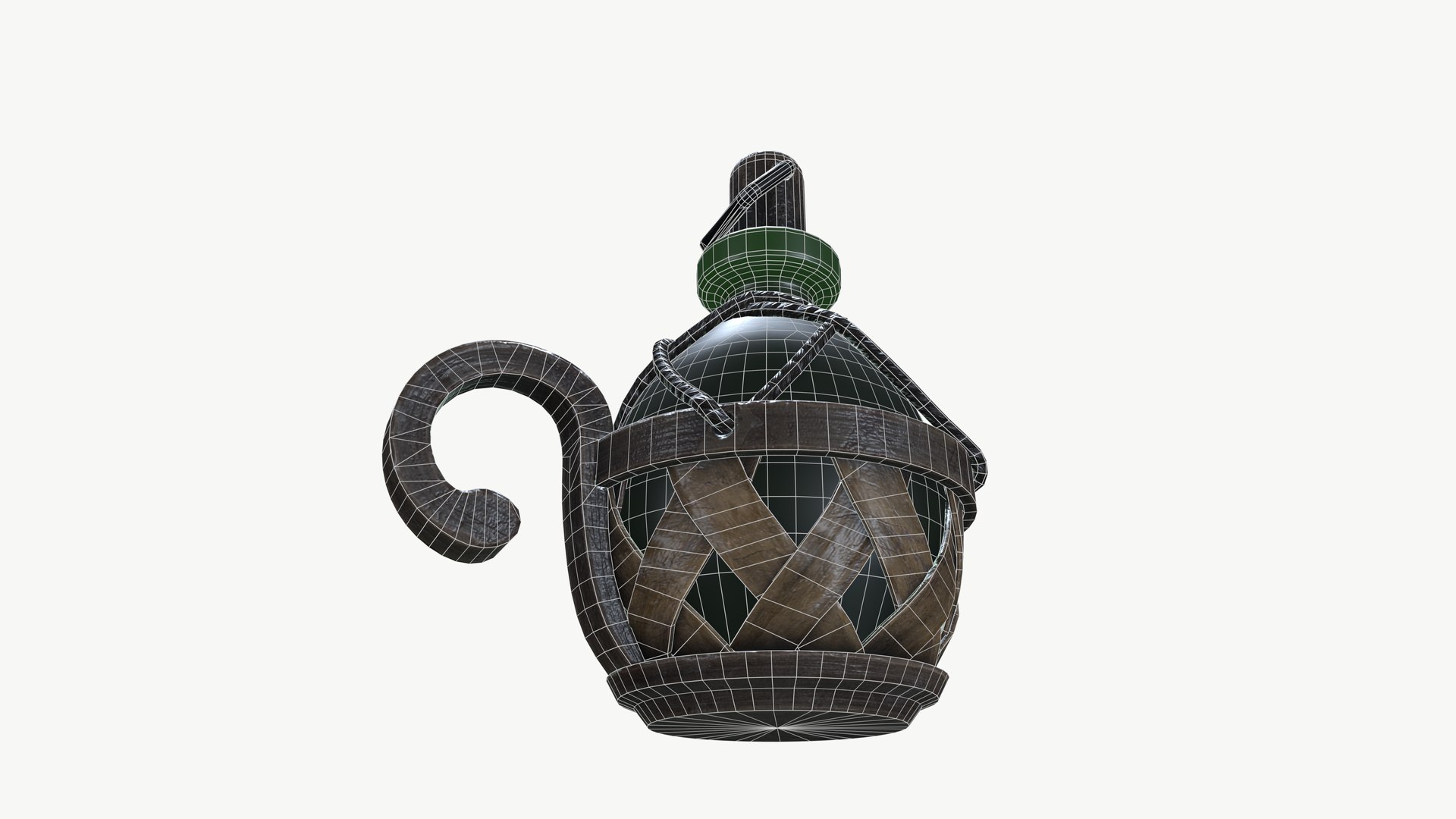 3D Model Medieval Flask - TurboSquid 2346241