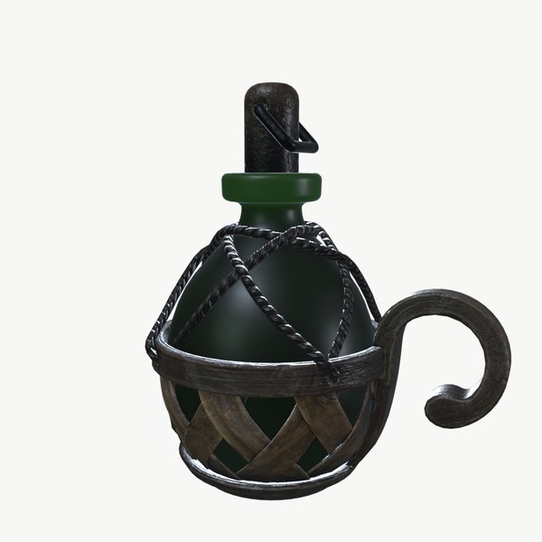 modelo 3d Frasco medieval - TurboSquid 2346241