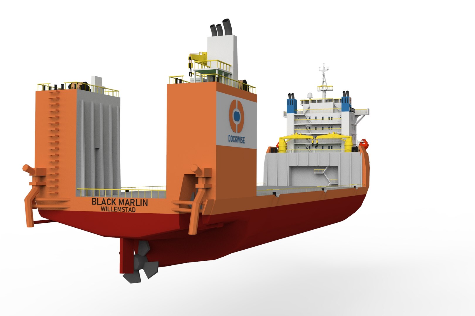Heavy Lift Vessel 3D Model - TurboSquid 1475533