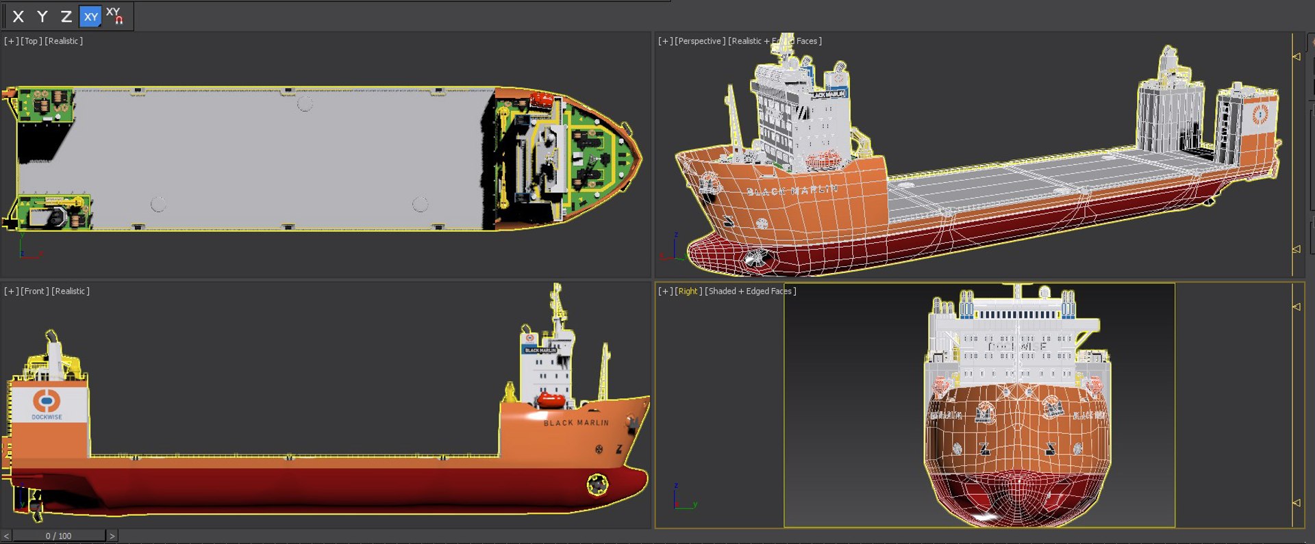 Heavy Lift Vessel 3D Model - TurboSquid 1475533