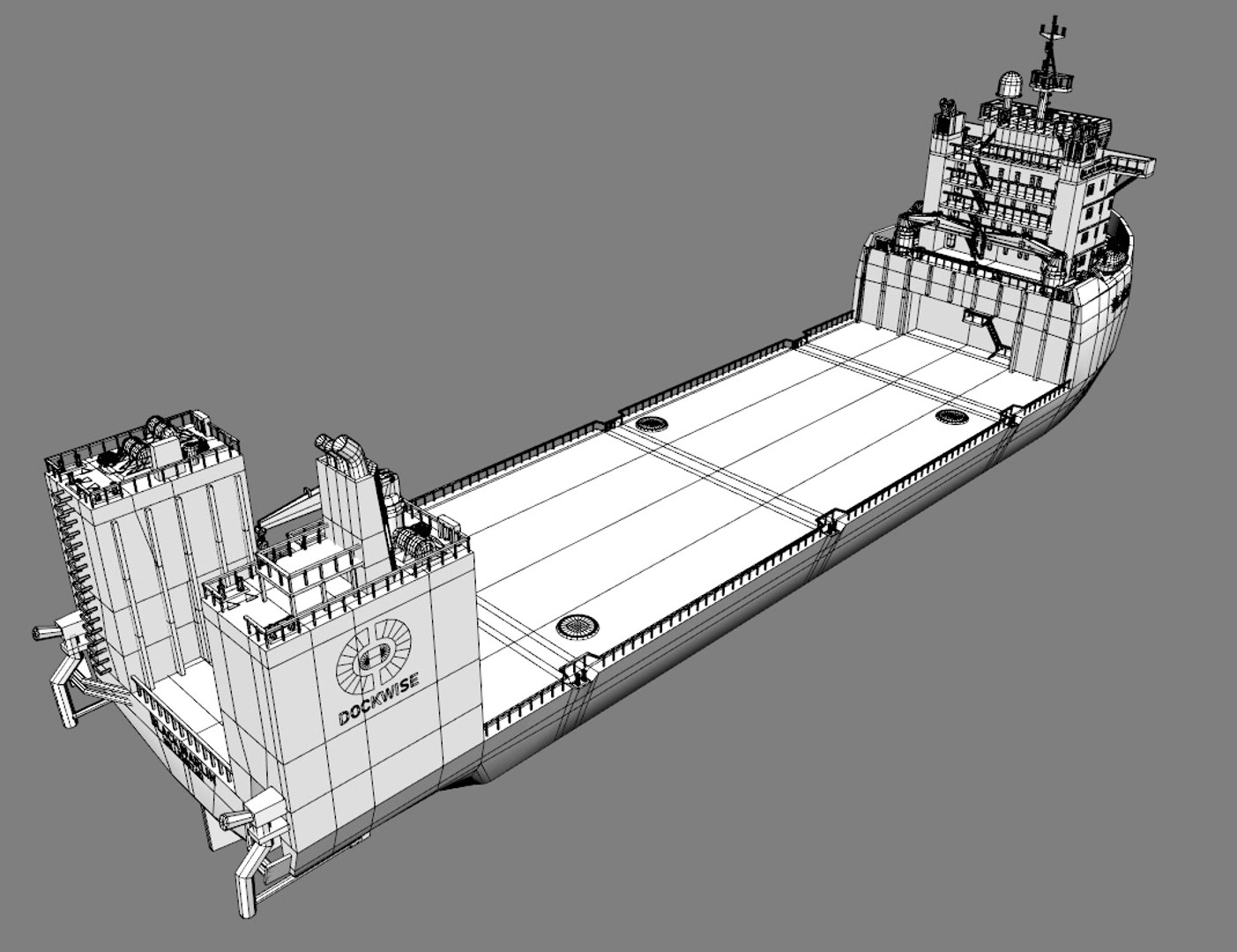 Heavy Lift Vessel 3D Model - TurboSquid 1475533
