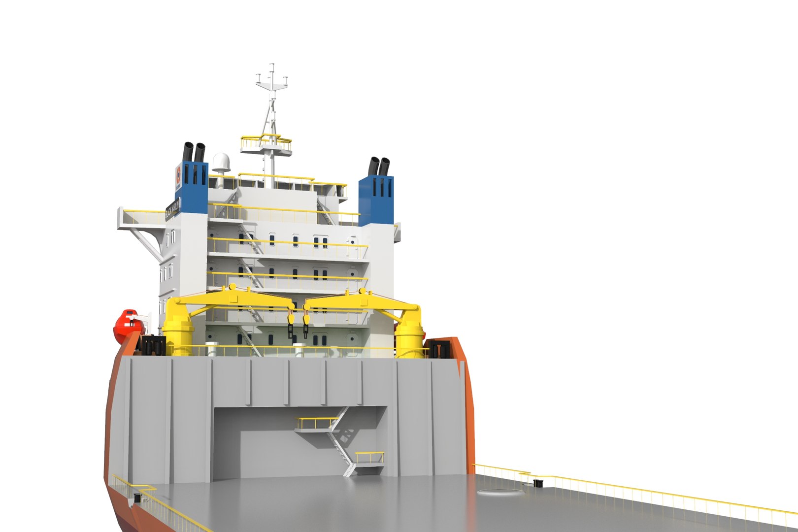 Heavy Lift Vessel 3D Model - TurboSquid 1475533