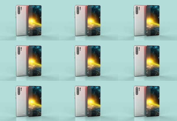 3D Nova Mobile smart digital electronic colorful technology model ...