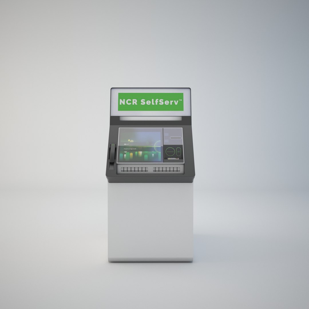 3D Ncr 82 Interactive Teller - TurboSquid 1386689