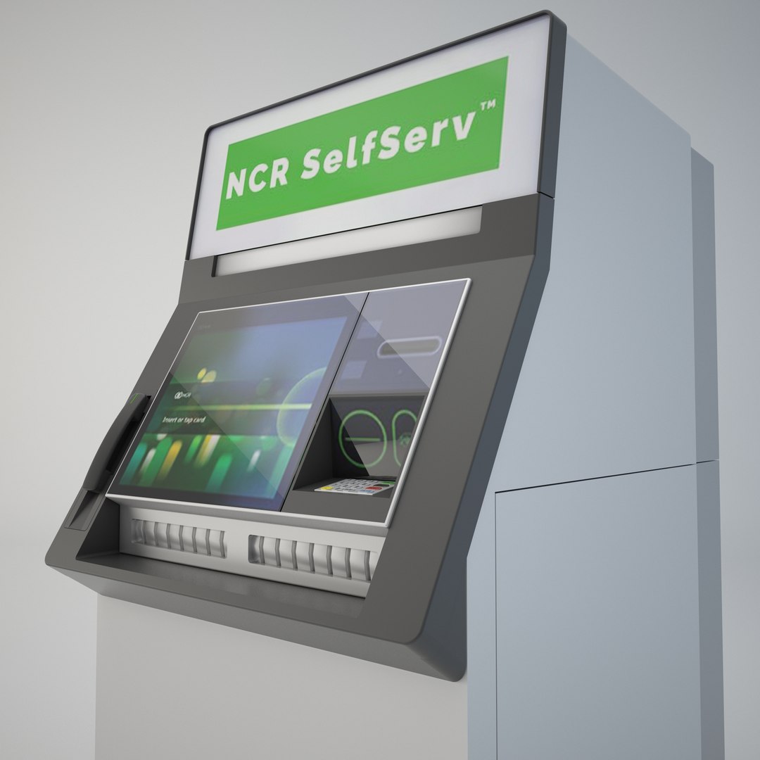 3D Ncr 82 Interactive Teller - TurboSquid 1386689