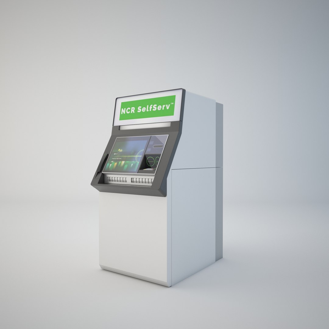 3D Ncr 82 Interactive Teller - TurboSquid 1386689