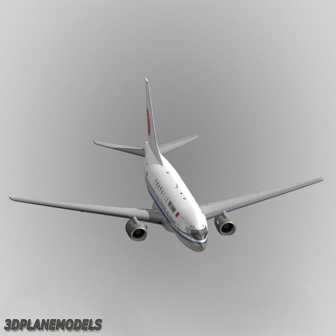 3d B737-600 Air China Model
