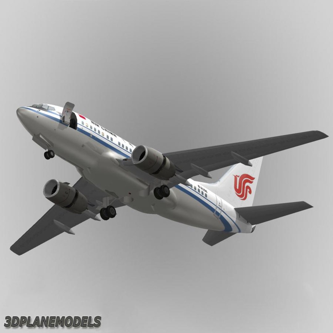3d B737-600 Air China Model