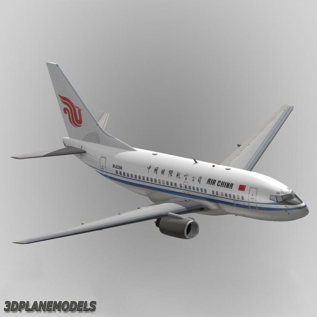 3d B737-600 Air China Model