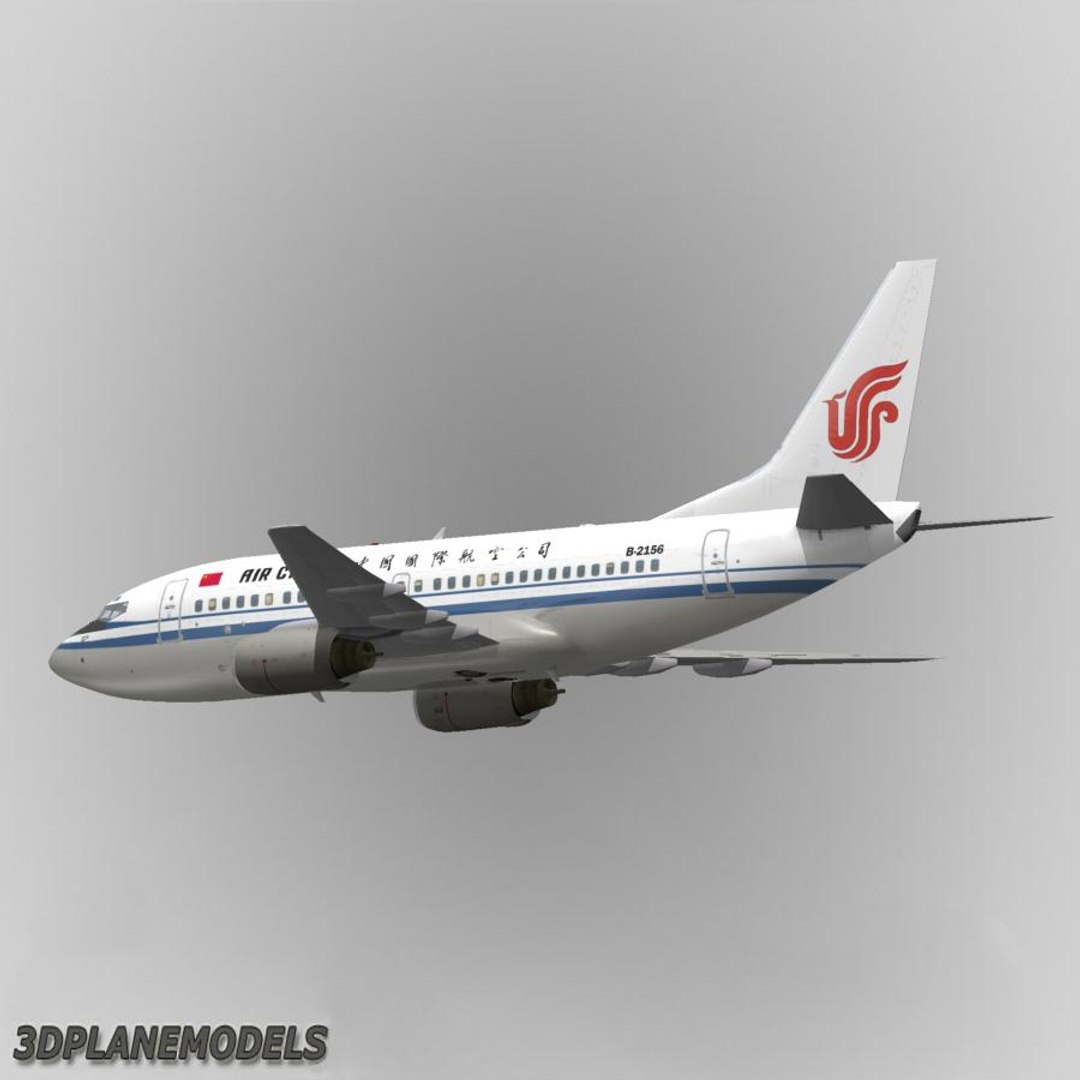 3d B737-600 Air China Model