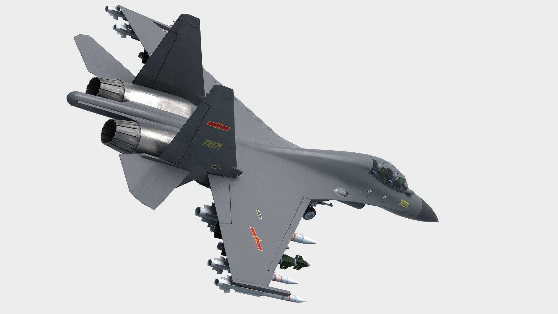 3D Model China J-16 Multirole Fighter - TurboSquid 1769791