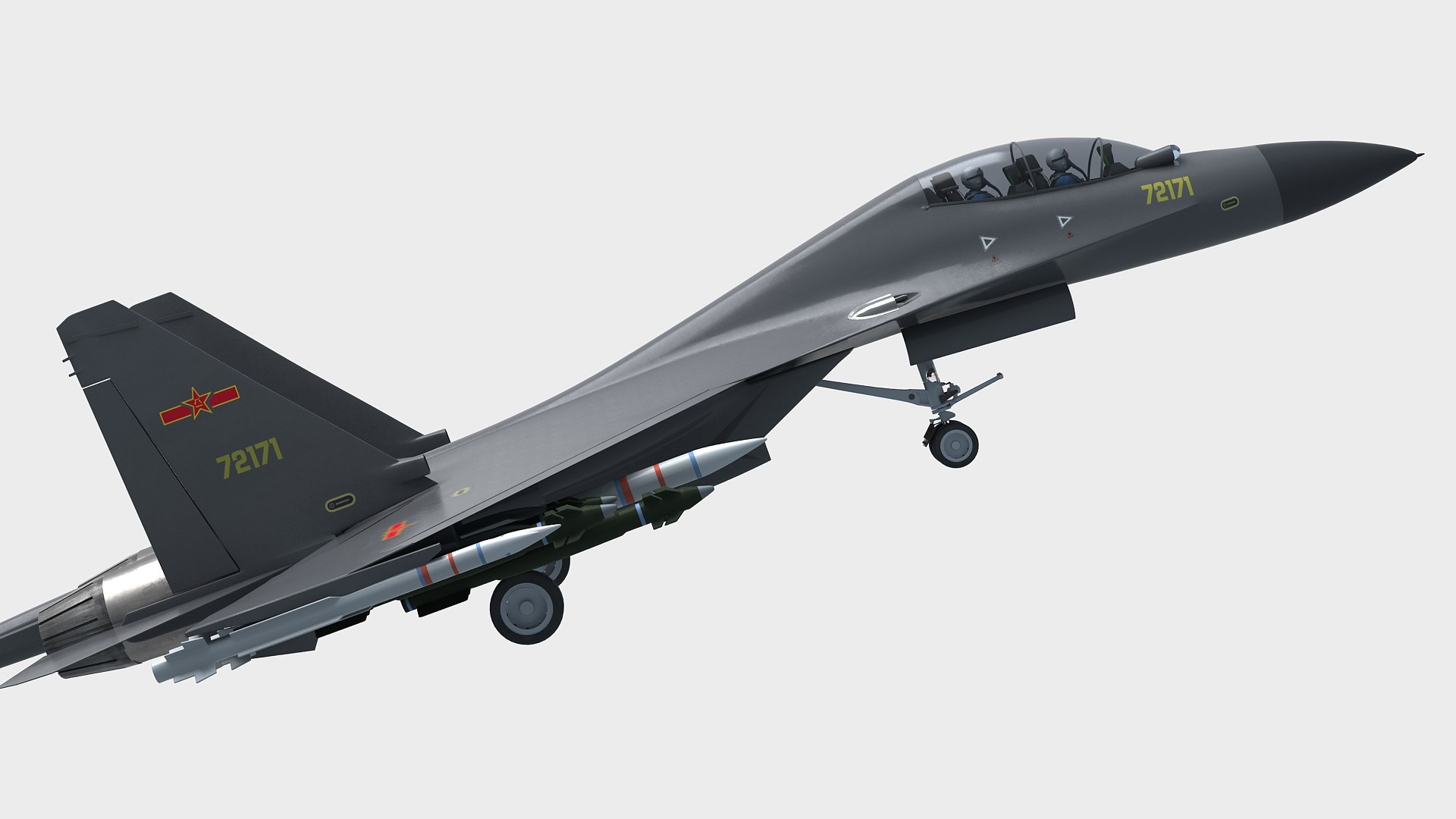 3D Model China J-16 Multirole Fighter - TurboSquid 1769791