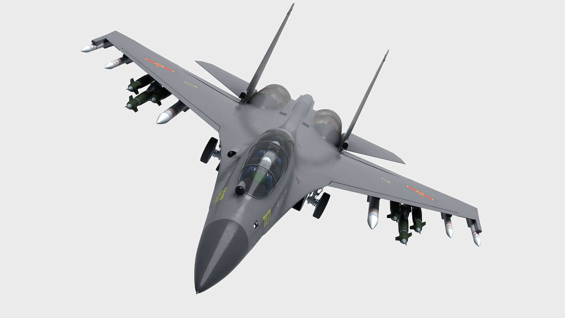 3D Model China J-16 Multirole Fighter - TurboSquid 1769791
