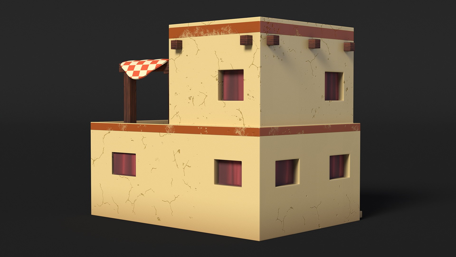 3D Stylized Arabian Buildings Collection - TurboSquid 2248871