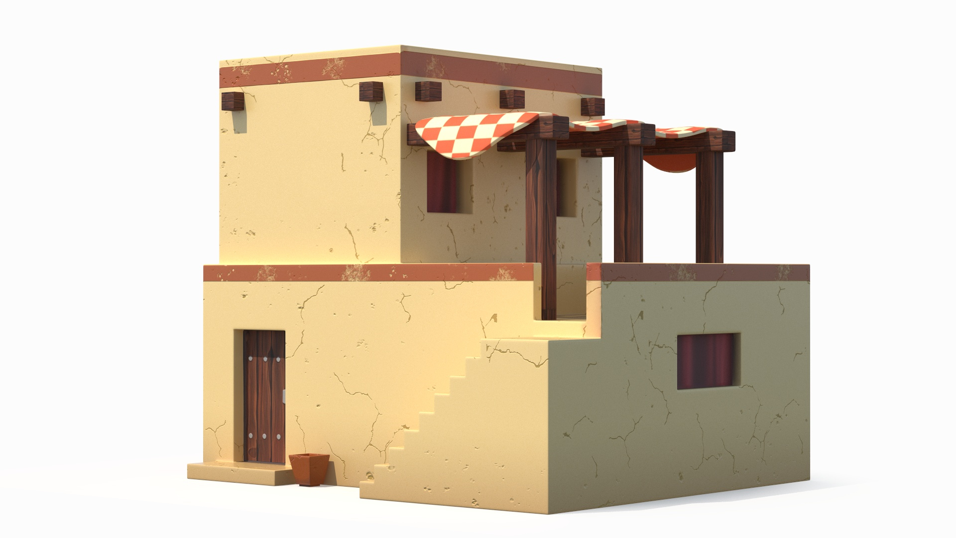 3D Stylized Arabian Buildings Collection - TurboSquid 2248871