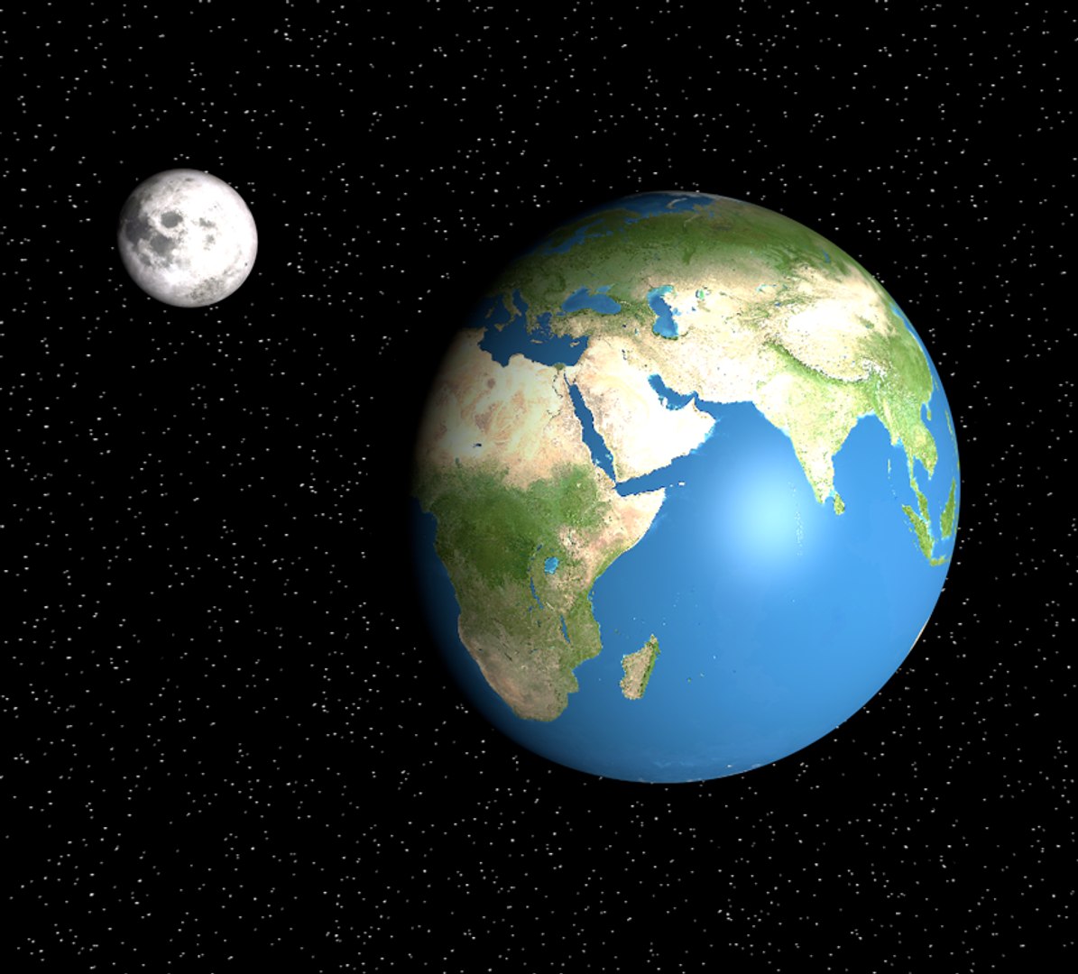 3d Hi Resolution Planetary Solar Model