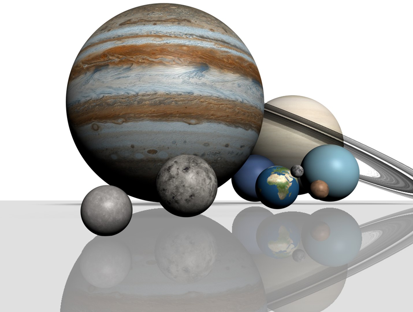 3d Hi Resolution Planetary Solar Model