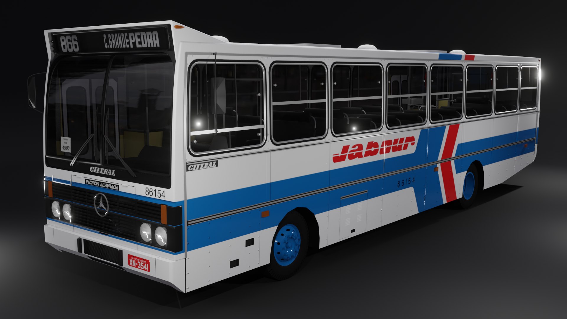 3D Ciferal Padron Alvorada III 1991 MB 1318 Jabour - TurboSquid 2104357