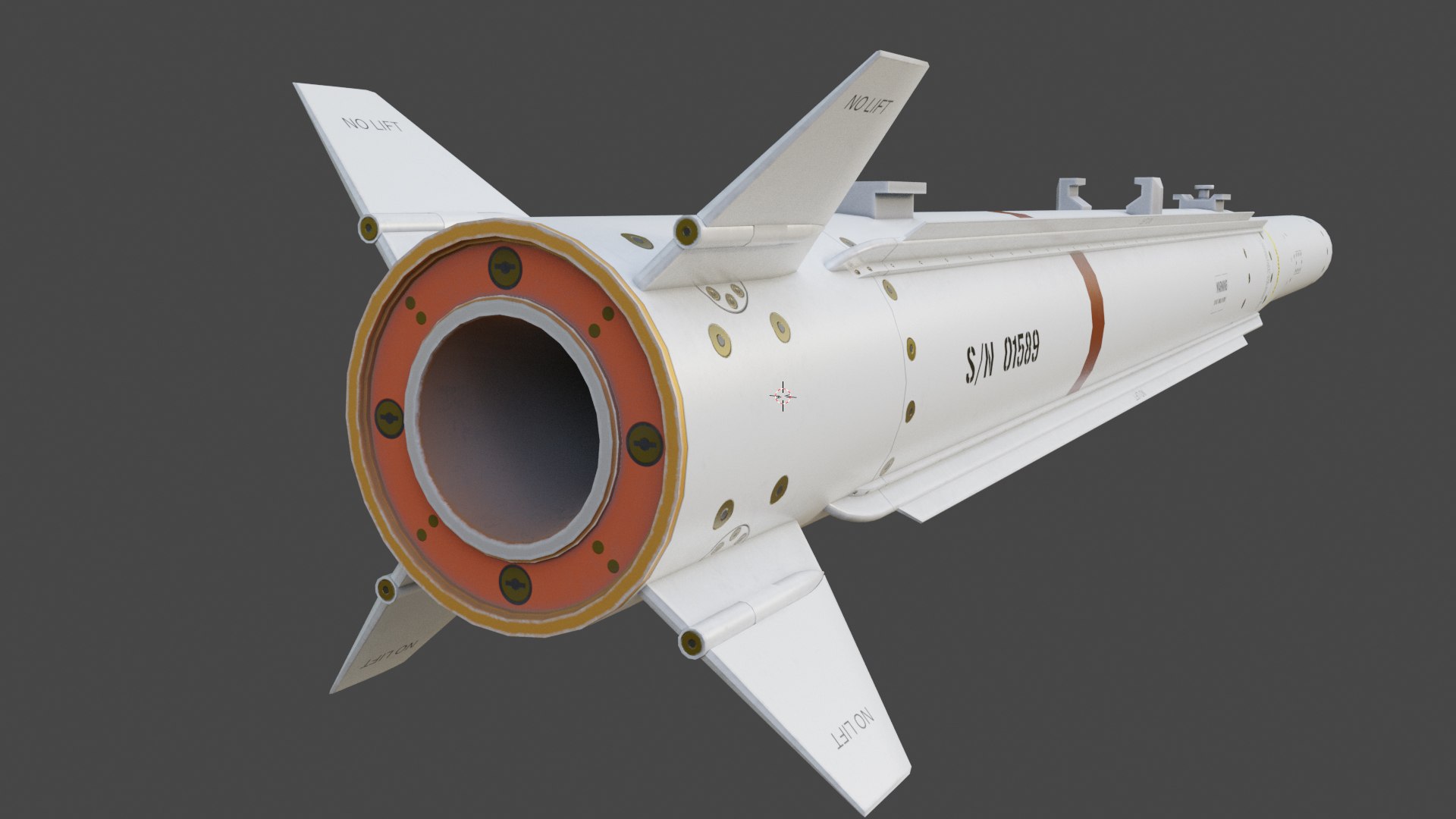 Mk 29 Rim 162 Essm 3d Turbosquid 1971692