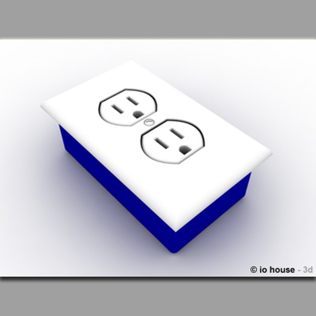 Free 3ds Model Wall Outlet