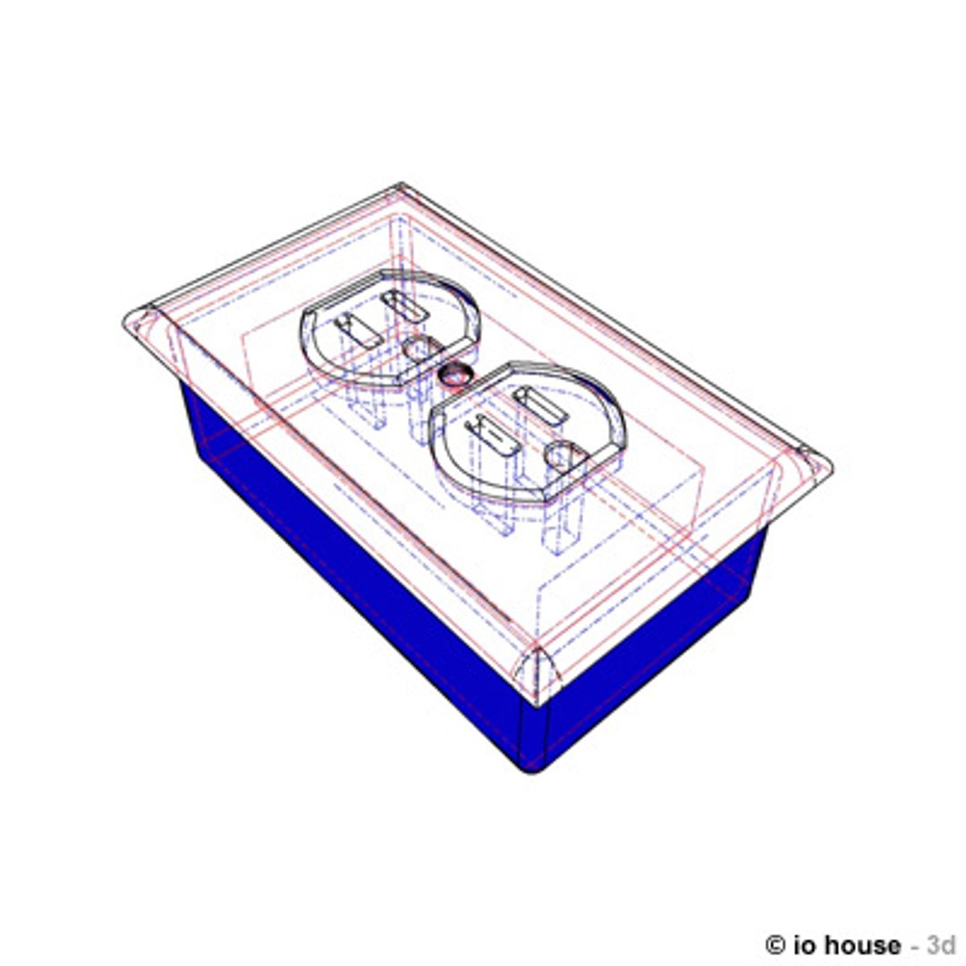Free 3ds Model Wall Outlet