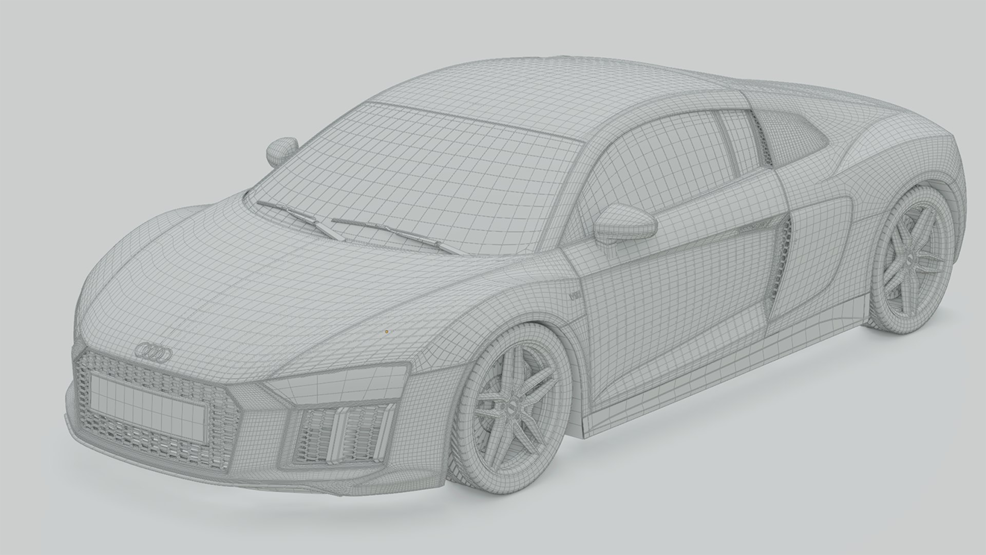 Audi R8 V10 Super 3d Model With Rigged 3D Model 3D - TurboSquid 2003711