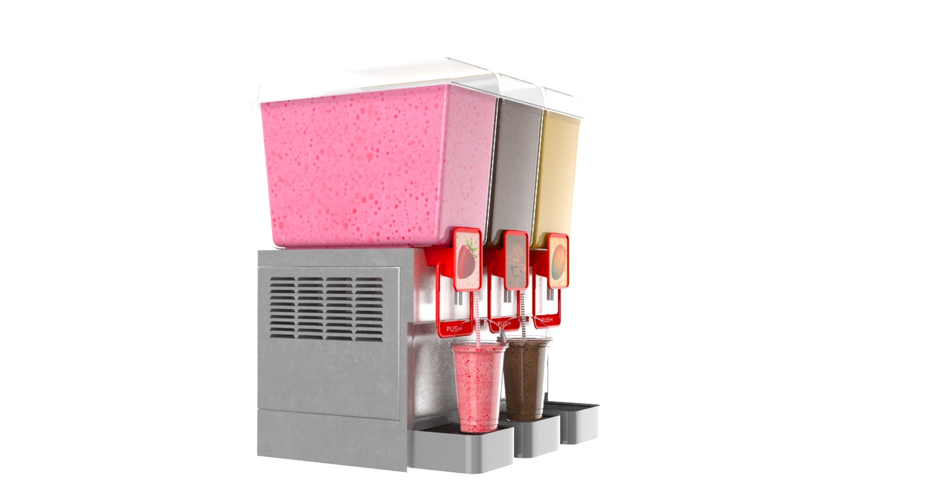 3D Model Milk Shake Drink Dispenser - TurboSquid 1344863