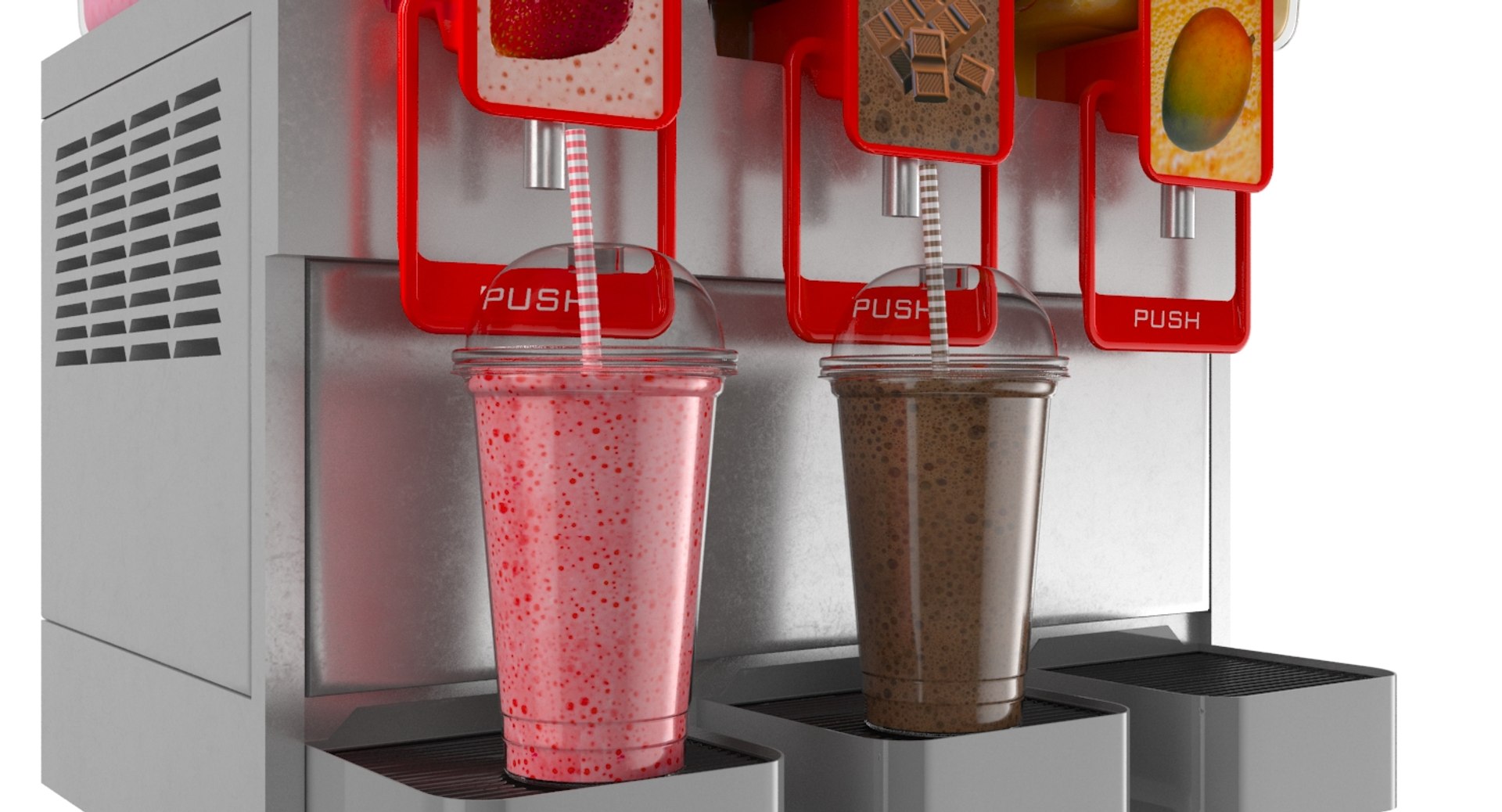 3D Model Milk Shake Drink Dispenser - TurboSquid 1344863