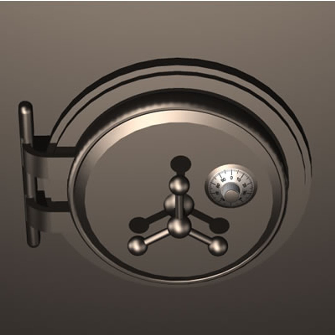 Bank Vault 3d Model