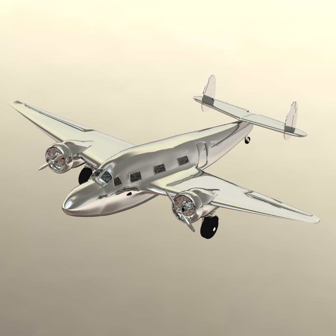 3d airplane model