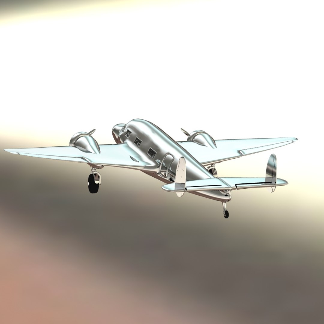 3d airplane model