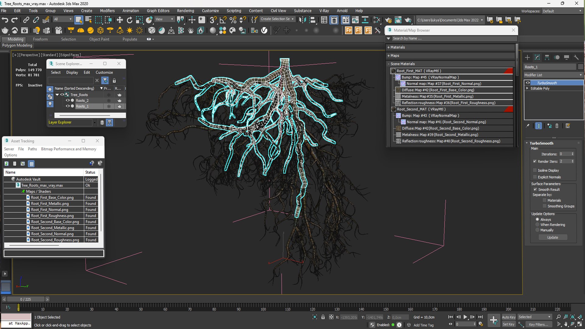 Tree Roots 3D - TurboSquid 2315121