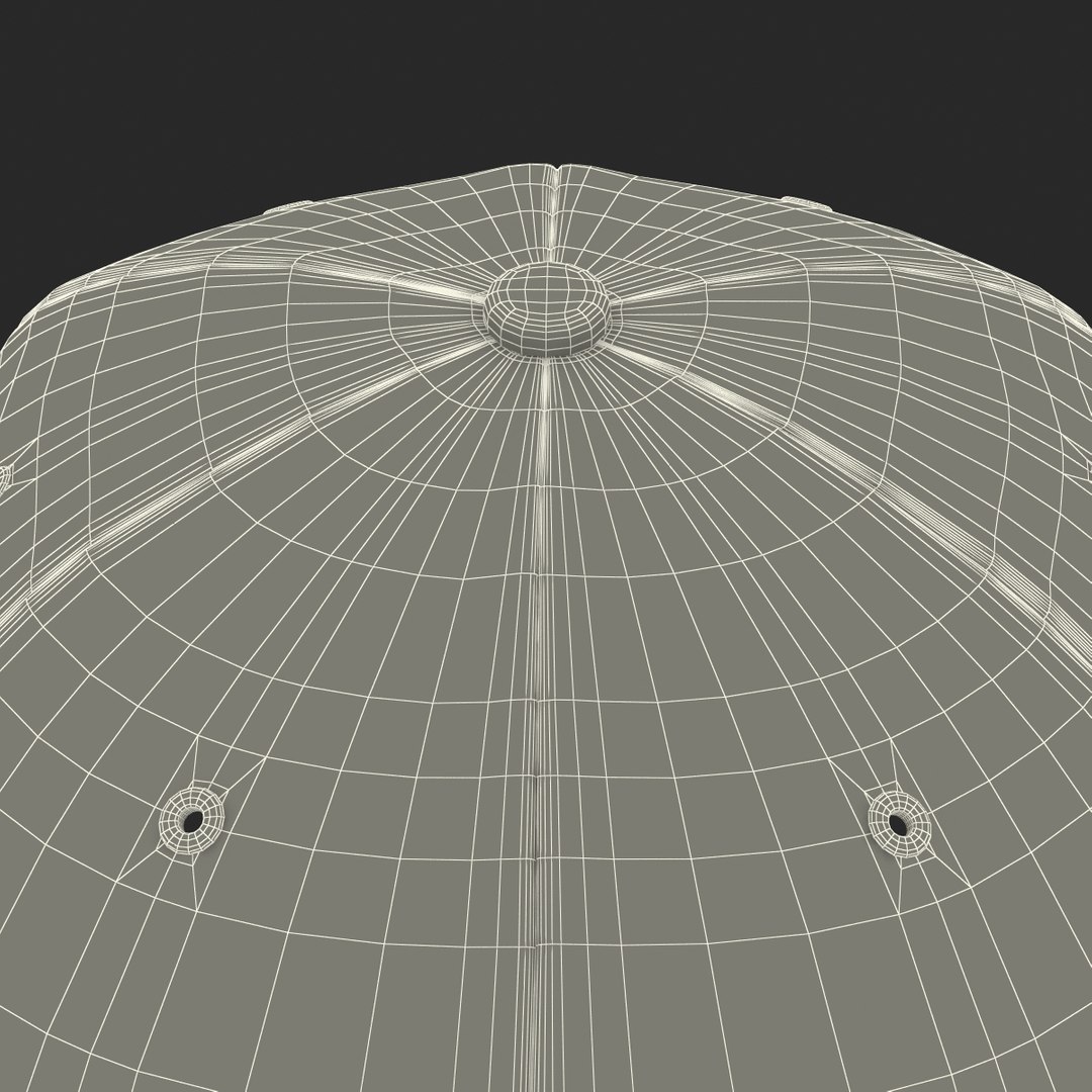 nypd police hat 3d model