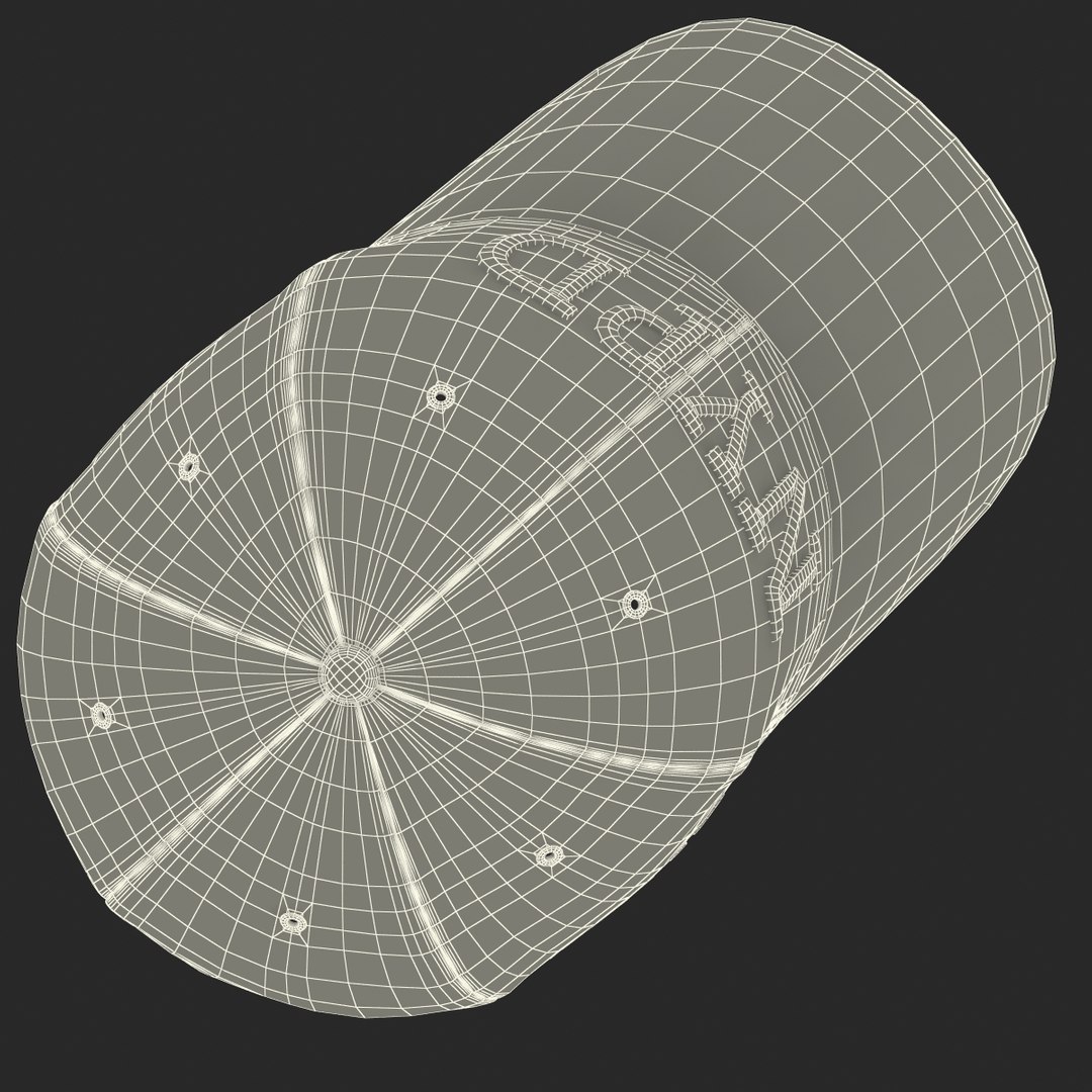 nypd police hat 3d model