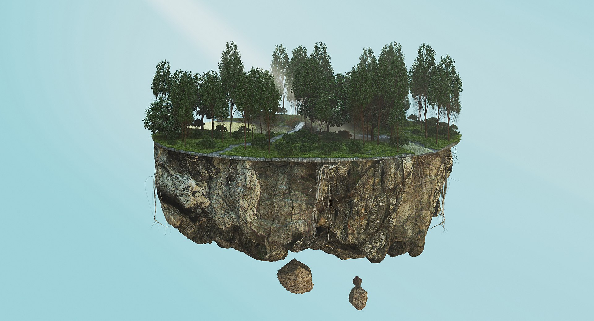 Max Floating Island Trees