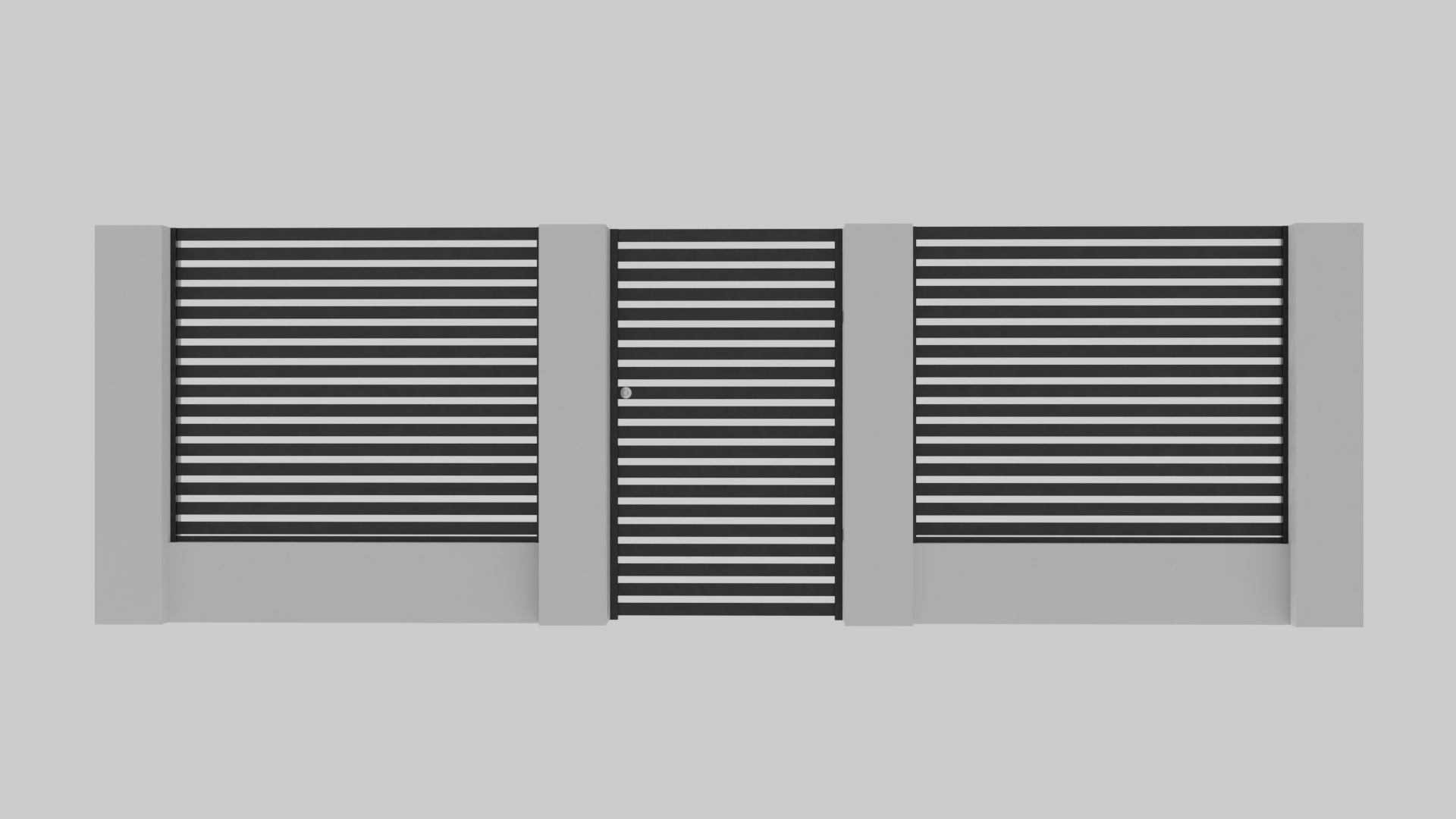 3D Low-Poly Realistic Fence 8 - With Materials Model - TurboSquid 2114002