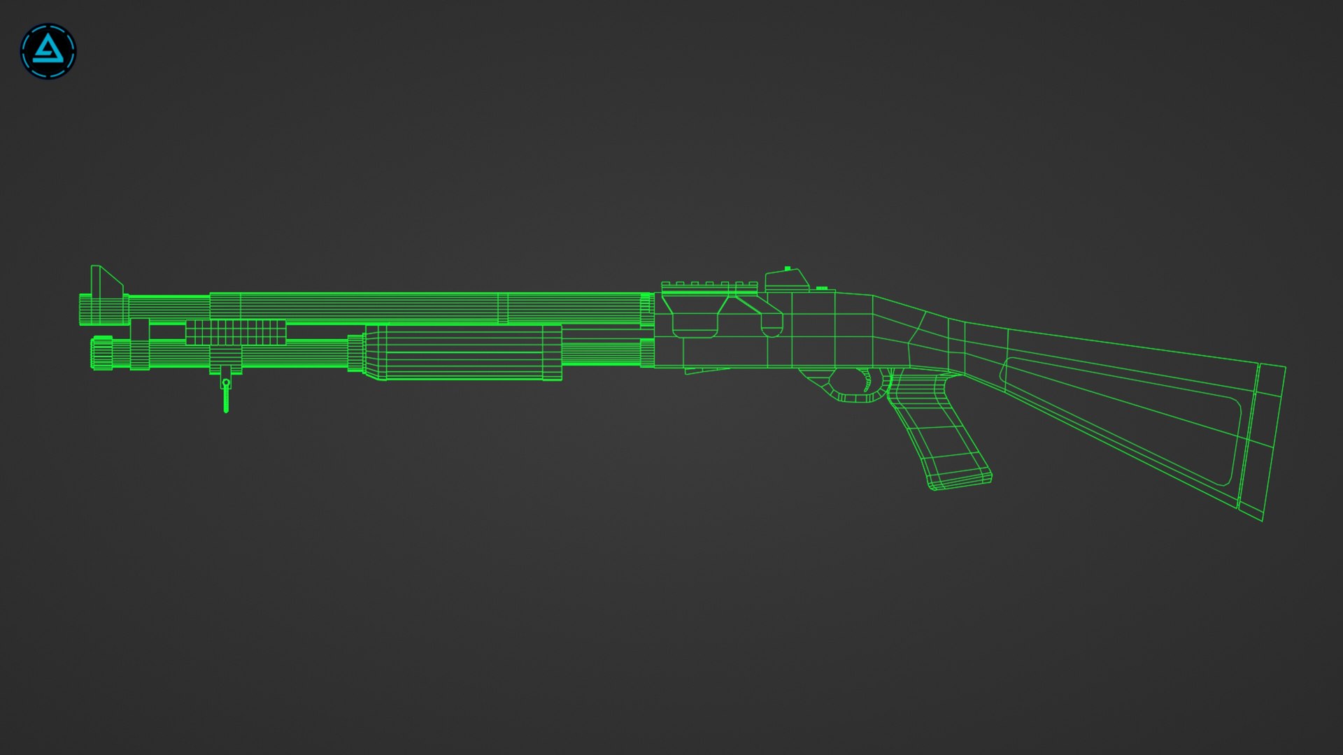 SPAZ M4 Shotgun Low-poly Model - TurboSquid 1930158